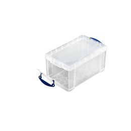 REALLY USEFUL Stapelbox, mit Deckel und Frontklappe, Volumen 8 l, LxBxH 340 x 200 x 175 mm, VE 4 Stk kaiserkraft