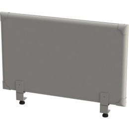 eurokraft pro Akustik-Tischaufsatz-Paneel, Höhe 450 mm, Breite 800 mm, grau