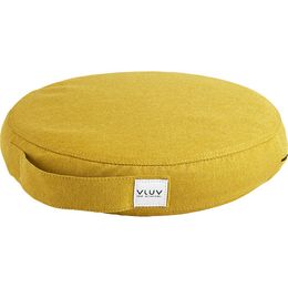 VLUV PIL&PED LEIV Balancekissen, mit Stoffbezug, Ø 360 mm, senfgelb