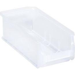 Sichtlagerkasten, LxBxH 215 x 100 x 75 mm, VE 20 Stk, transparent kaiserkraft