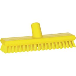 vikan Schrubber mit Wasserdurchlauf, extrahart, VE 10 Stk, gelb