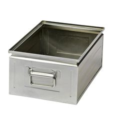 Stapelkasten aus Stahlblech, Volumen ca. 25 l, verzinkt kaiserkraft