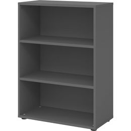 eurokraft pro Regal, HxB 1100 x 800 mm, 2 Fachböden, graphit