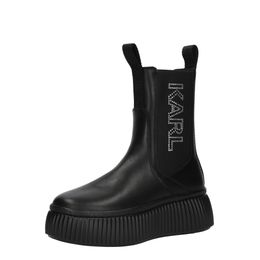K by KARL LAGERFELD Karl Lagerfeld Chelsea Boots 'KREEPER LO' Damen Gr&ouml;&szlig;e 38 silbergrau / schwarz Winterschuhe