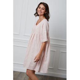 Fleur de Lin Leinen-Kleid "Etsy" in Rosa - 76% | Gr&ouml;&szlig;e S | Damen-kleider