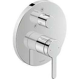 Duravit C.1 Unterputz Brausearmatur C14210012010, chrom, rund, mit Umstellventil