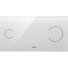 Viega WC Betätigungsplatte 8352.11 622671 in 271 x 140mm, ESG klar hellgrau