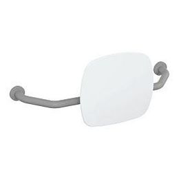 HEWI 801 Rückenstütze 801.51B917195 Wandabstand 150mm, matt, Lehne signalweiß, felsgrau