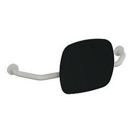 HEWI 801 Rückenstütze 801.51B917397 Wandabstand 150mm, matt, Lehne tiefschwarz, lichtgrau