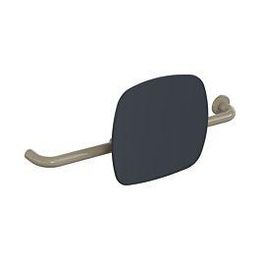 HEWI 801 Rückenstütze 801.51.9262R86 Wandabstand 150mm, Ausführung rechts, Lehne anthrazitgrau, sand