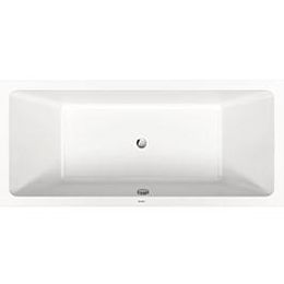 Duravit No.1 Basic Badewanne 700597000000000 rechteckig, 180x80cm, mit zwei Rückenschrägen, weiss