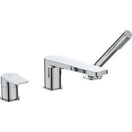 Ideal Standard Tonic II 3-Loch-Wannenarmatur A6348AA Wannenrandmontage, mit Wanneneinlauf, verchromt