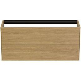 Ideal Standard Conca Waschtisch-Unterschrank T3951Y6 120x37x54cm, ohne Waschtisch-Platte, 2 Auszüge, Eiche hell Furnier