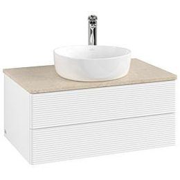 Villeroy & Boch Villeroy & Boch Antao Waschtischunterschrank 800x360x500mm L19153MT mit Beleuchtung mit Struktur FK/AP: MT/3