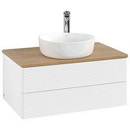 Villeroy & Boch Villeroy & Boch Antao Waschtischunterschrank 800x360x500mm L19151MT mit Beleuchtung mit Struktur FK/AP: MT/1