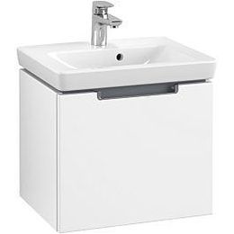 Villeroy & Boch Villeroy & Boch Subway 2.0 Waschtisch-Unterschrank A68510MS 48,5x42x38cm, 1 Auszug, Griff chrom, weiß matt