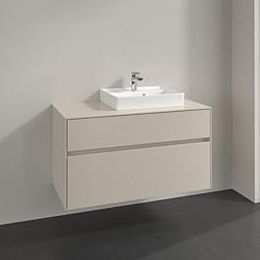 Villeroy & Boch Villeroy und Boch Collaro Waschtischunterschrank C01500VN 100x54,8x50cm, Waschtisch rechts, cashmere grey