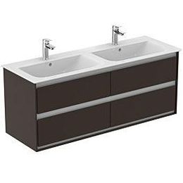 Ideal Standard Connect Air Waschtischunterschrank E0824VY, braun matt/weiss matt, 4 Auszüge