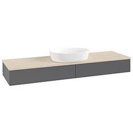 Villeroy & Boch Villeroy & Boch Antao Waschtischunterschrank 1600x190x500mm L14013GK mit Beleuchtung FK/AP: GK/3