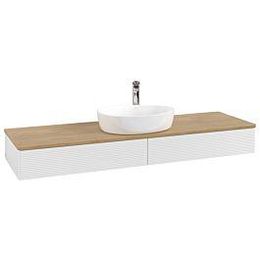 Villeroy & Boch Villeroy & Boch Antao Waschtischunterschrank 1600x190x500mm L14151GF mit Beleuchtung mit Struktur FK/AP: GF/1
