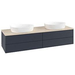 Villeroy & Boch Villeroy & Boch Antao Waschtischunterschrank 1600x360x500mm L28113HG mit Beleuchtung mit Struktur FK/AP: HG/3