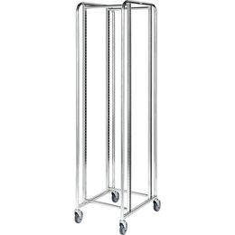 Kongamek Tablett- und Kistenwagen KM167, LxBxH 470 x 585 x 1880 mm, 4 Lenkrollen, ab 5 Stk