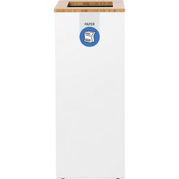 Wertstoffsammler Lune Paxa, 34 l, weiß/blau kaiserkraft