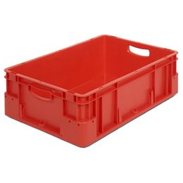Industriebehälter, Volumen 30 l, LxBxH 600 x 400 x 180 mm, VE 5 Stk, rot kaiserkraft