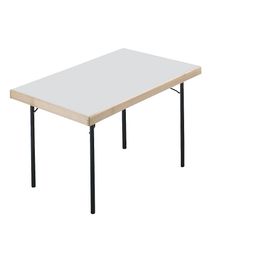 Klapptisch, 4-Fuß-Gestell, 1200 x 800 mm, Gestell anthrazit, Platte lichtgrau kaiserkraft