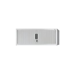 C+P Rollladen-Aufsatzschrank, HxBxT 450 x 1000 x 420 mm, lichtgrau