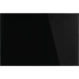 MAGNETOPLAN Design-Glasboard, magnetisch, BxH 600 x 400 mm, tiefschwarz