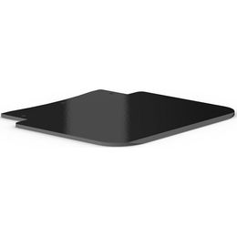 eurokraft pro Sackkarre, Schaufel, BxT 280 x 250 mm, tiefschwarz RAL 9005