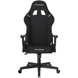 DXRacer Gaming-Stuhl »Prince Gaming Chair Regular L, Wasserabweisender Stoffbezug, schwarz« () schwarz Empfohlene Größe: < 185 cm. Maximale...
