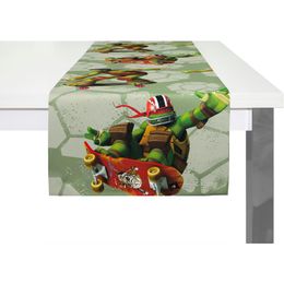 WIRTH Tischläufer »Turtles« Nickelodeon grün Obermaterial: 100% Polyester B/L: 150 cm x 50 cm