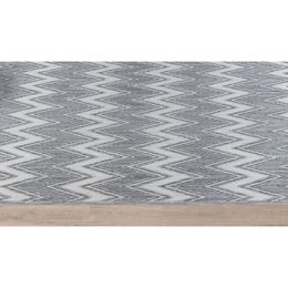 Kayoom Teppich &raquo;Sarai 225&laquo; rechteckig 6 mm H&ouml;he Flachgewebe grau Polyester