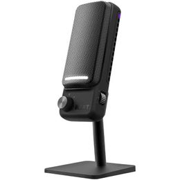 NZXT Mikrofon »Capsule Elite« schwarz RGB-Beleuchtung: Personalisieren Sie die rückseitige RGB-Beleuchtungszone über NZXT CAM für einen...