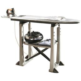 BISCHOF BAMA B&uuml;gelbrett &raquo;Trend&laquo; B&uuml;gelfl&auml;che 113 cmx40 cm hochwertiger Kunststoff, Made in Italy grau