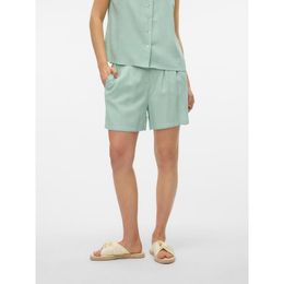 Véro Moda VERO MODA Shorts »VMJESMILO HW SHORTS WVN NOOS« mit Leinen Silt Green M (38) - N-Gr N-Gr M (38) Shorts von Vero Moda