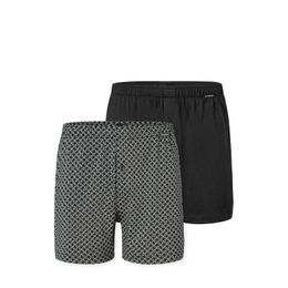 Schiesser Weiter Boxer »Boxershorts Multipacks« 2er Pack, ideal als Geschenk, mit Eingriff 911-sortiert 5 7 7 Herren-Boxershorts von Schiesser