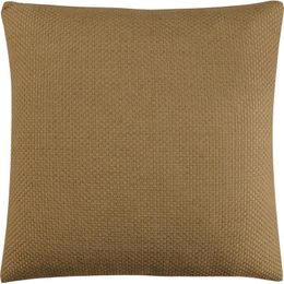 Apelt Dekokissen »ANCONA« Kissenhülle ohne Füllung, 1 Stück beige + unifarben Obermaterial: 100% Polyester B/L: 46 cm x 46 cm