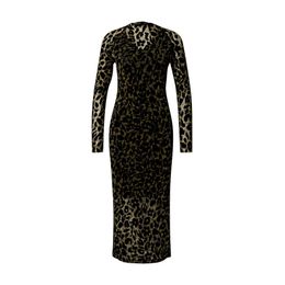 Marc Cain Kleid Damen Gr&ouml;&szlig;e 46 dunkelgrau / oliv / schwarz Winterkleid