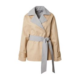 MONKI Mantel Damen Gr&ouml;&szlig;e XXL beige / grau