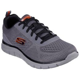 Skechers Sneaker »TRACK-LESHUR«, Sportschuh, Trainingsschuh mit Memory Foam grau 47,5 47,5 Bequemer Sneaker mit Schnürung in weiter Form