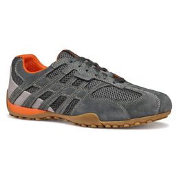 Geox Schnürschuh »U SNAKE ORIGINAL«, Schnürschuh, Freizeitschuh, Trekking Sneaker mit Lederinnensohle grau 41 41 Bequemer Freizeitschnürer von Geox