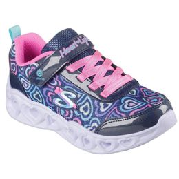 Skechers Sneaker »HEART LIGHTS« Blinkschuh mit Herz-Laufsohle, Größenschablone zum Download navy-multi 35 35 Modisch auffällige Skechers...