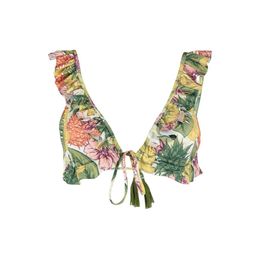 Trendyol Bikini Damen Gr&ouml;&szlig;e M gelb / gr&uuml;n / oliv / orangerot