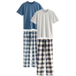 next Long Pajamas 'Motionflex' male Blue, Grey size M