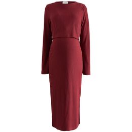 next Umstand Kleid Damen Gr&ouml;&szlig;e 36 burgunder Winterkleid