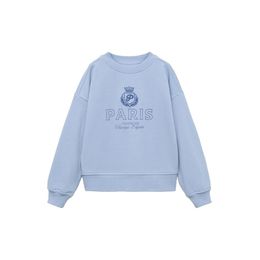Mango Kids Sweatshirt 'PARIS' girl Blue size 12