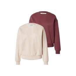 ABOUT YOU Sweatshirt 'Ina' Damen Gr&ouml;&szlig;e M creme / dunkelrot
